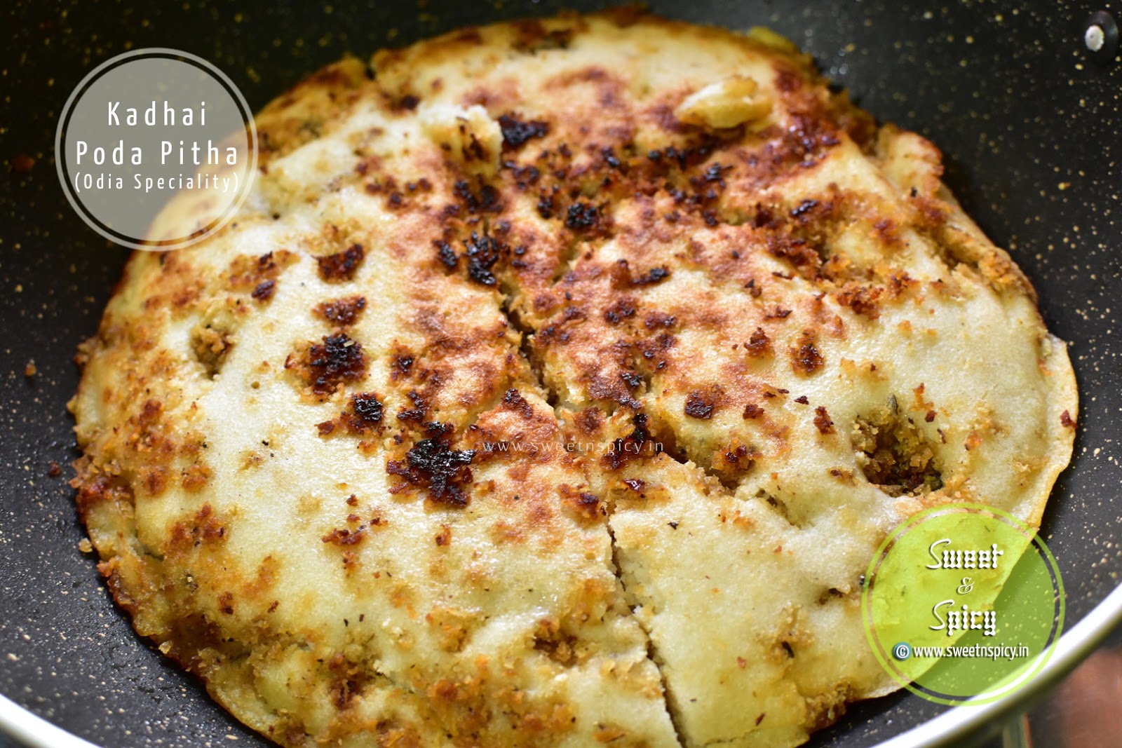 Kadhai Poda Pitha / Jhatpat Poda Pitha - An Easy Way Of Making This ...