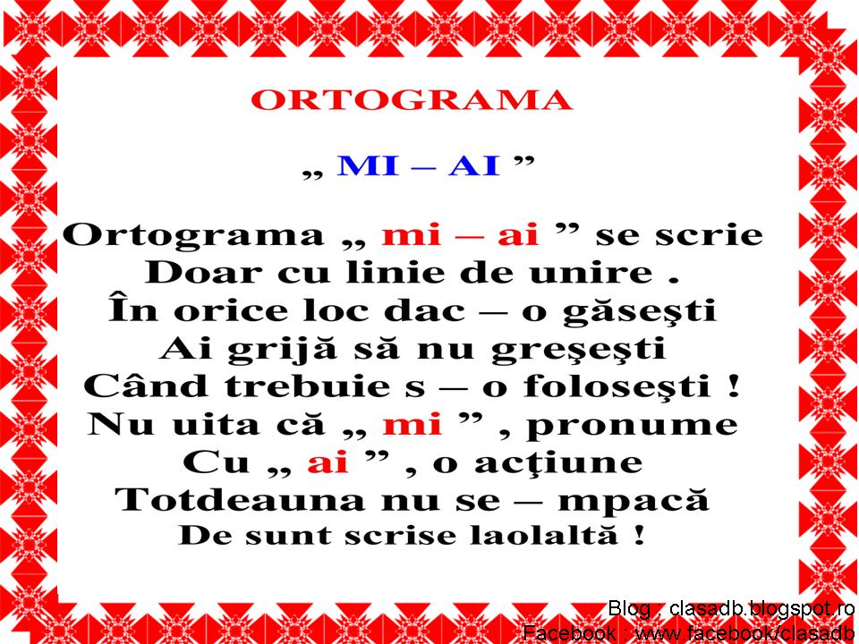 CLASA NOASTRĂ: [ FOTO ] ORTOGRAME ( 3 )