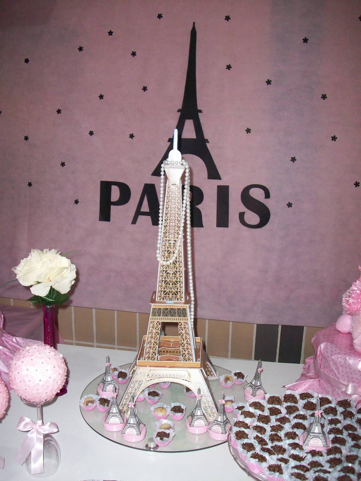 Ideias e Dicas da Rô: Decoração festa tema: Paris