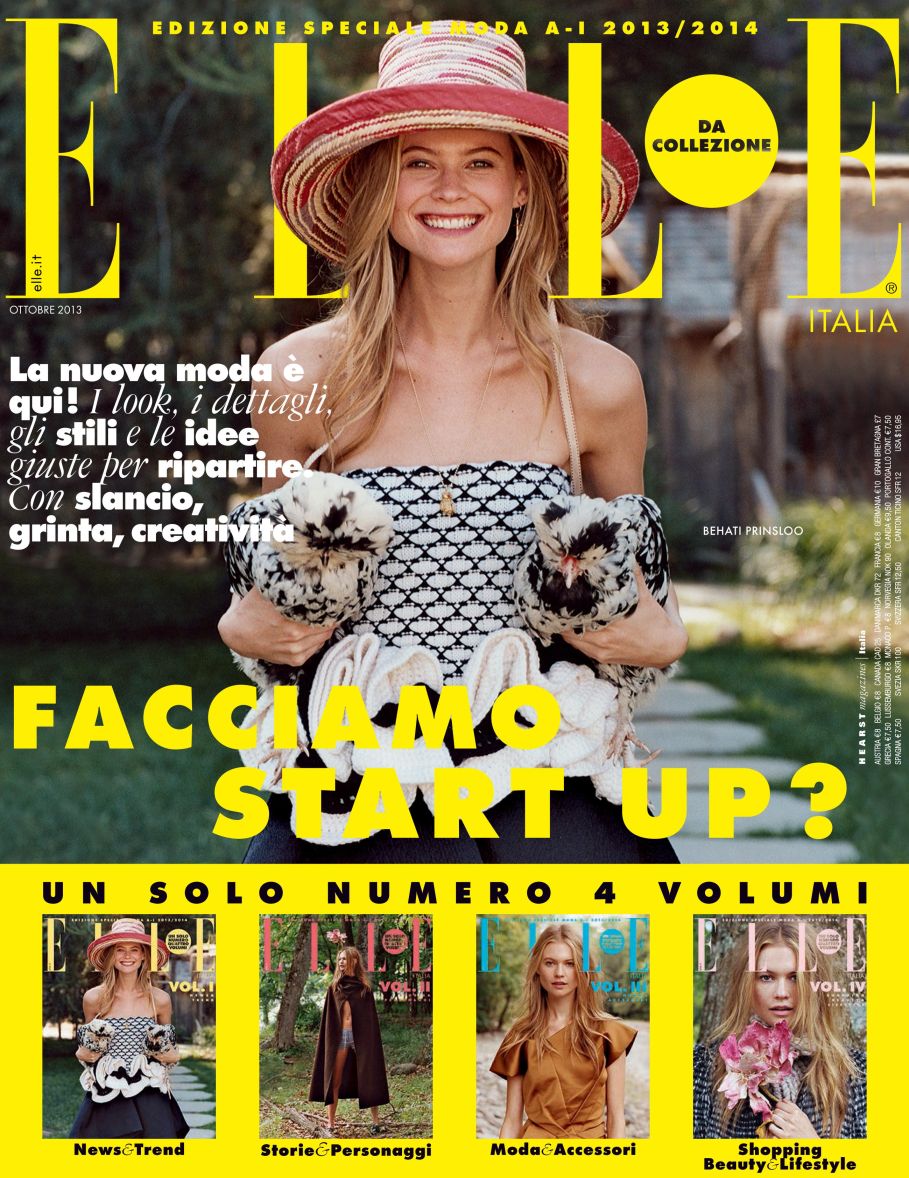 Behati Prinsloo Magazine Photoshoot For Elle Italy Magazine October ...