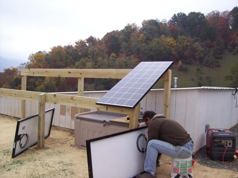 Mike and Lisa's World: Chapter 32...Kitchen Counter And Solar Rack