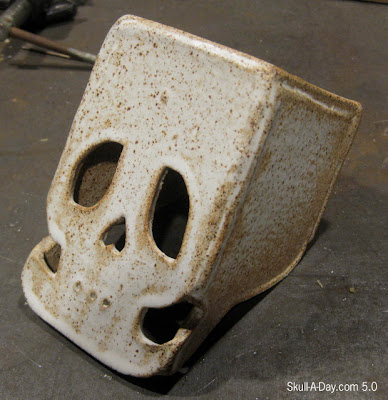 Clay Box Skull
