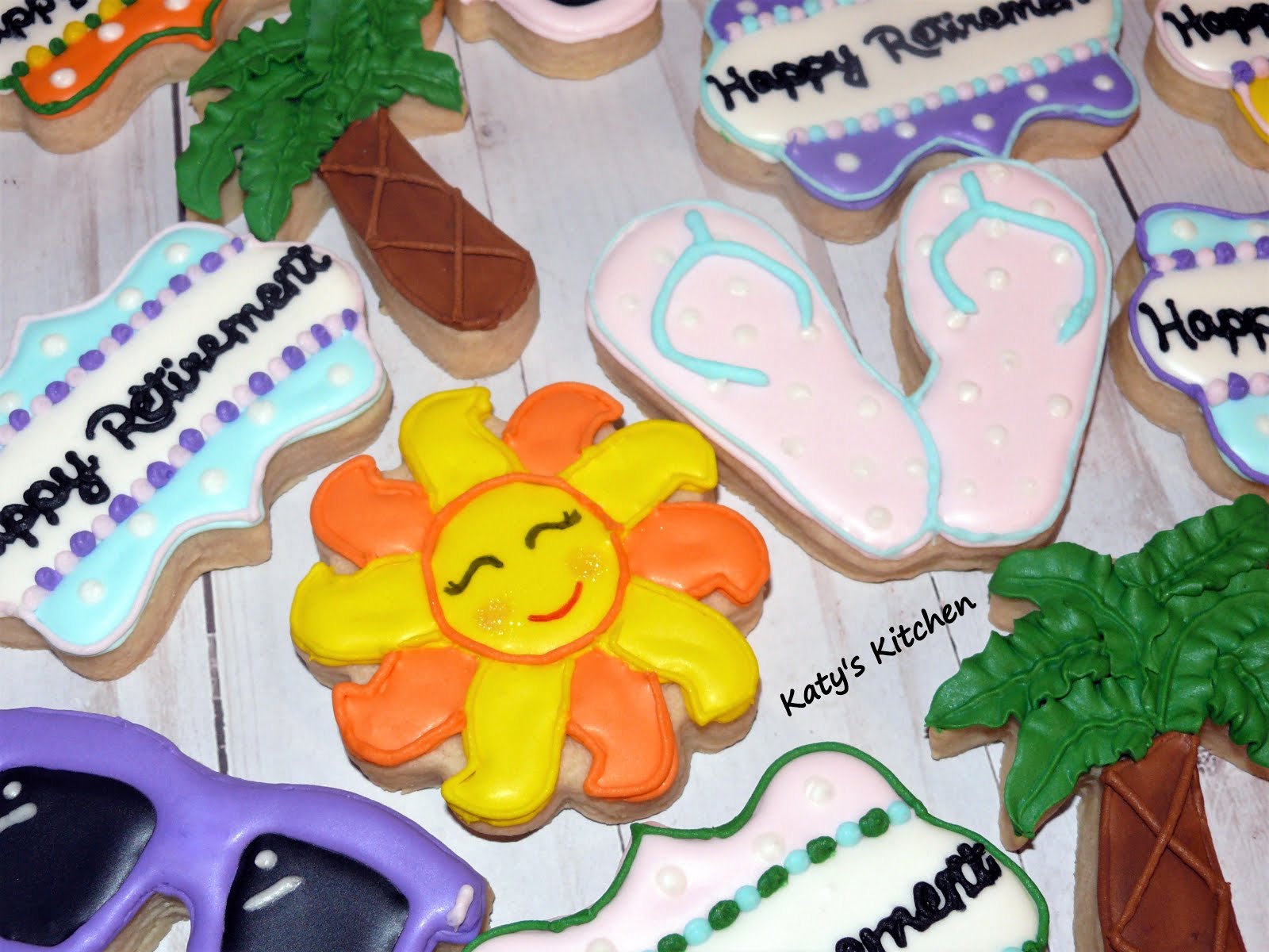 Katy's Kitchen: Retirement Cookies ~ Fun in the Sun!