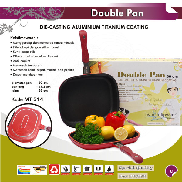 TwinTulipWare Review: Produk Double Pan