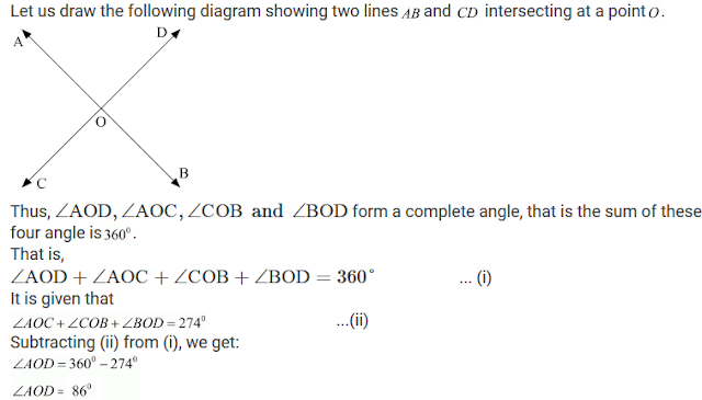 R.D. Sharma Solutions Class 9th: Ch 8 Lines and Angle MCQ