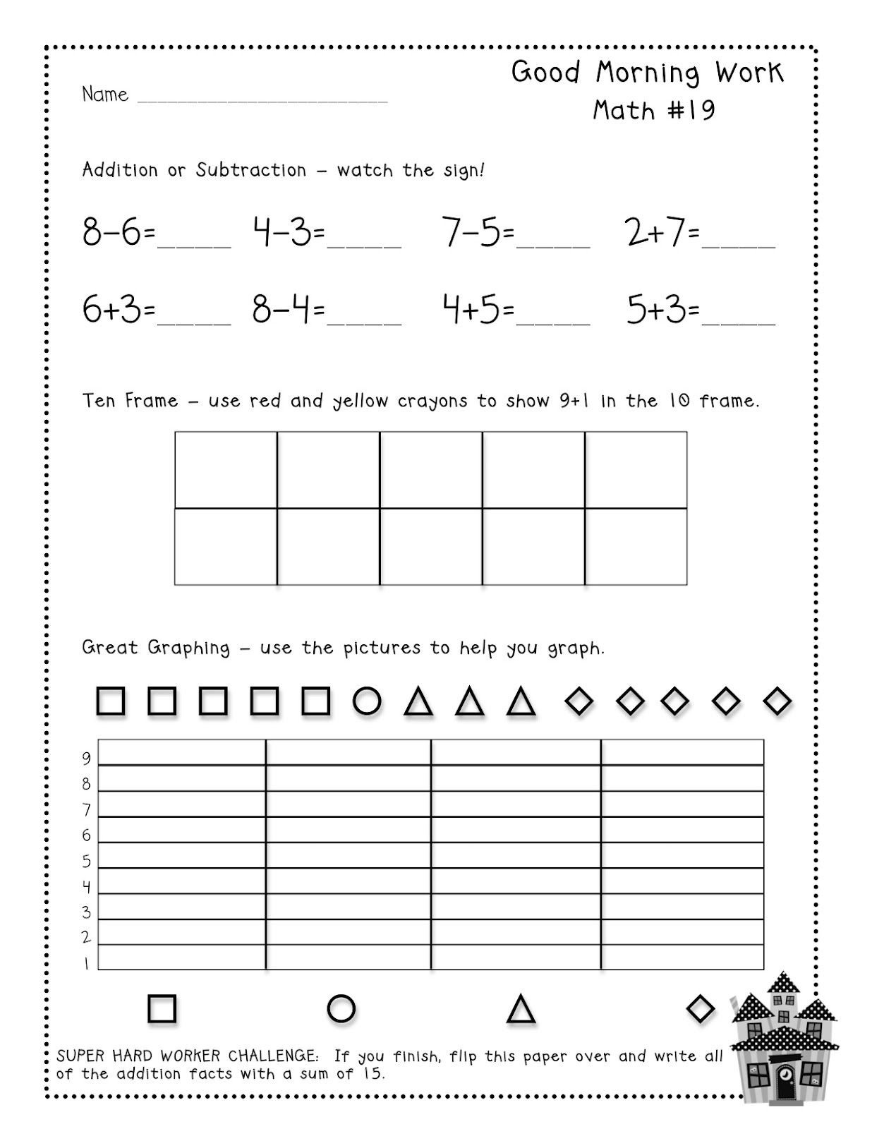 COLUMBUS FUN + GOOD MORNING WORK MATH + FREEBIES - Teacher Idea Factory