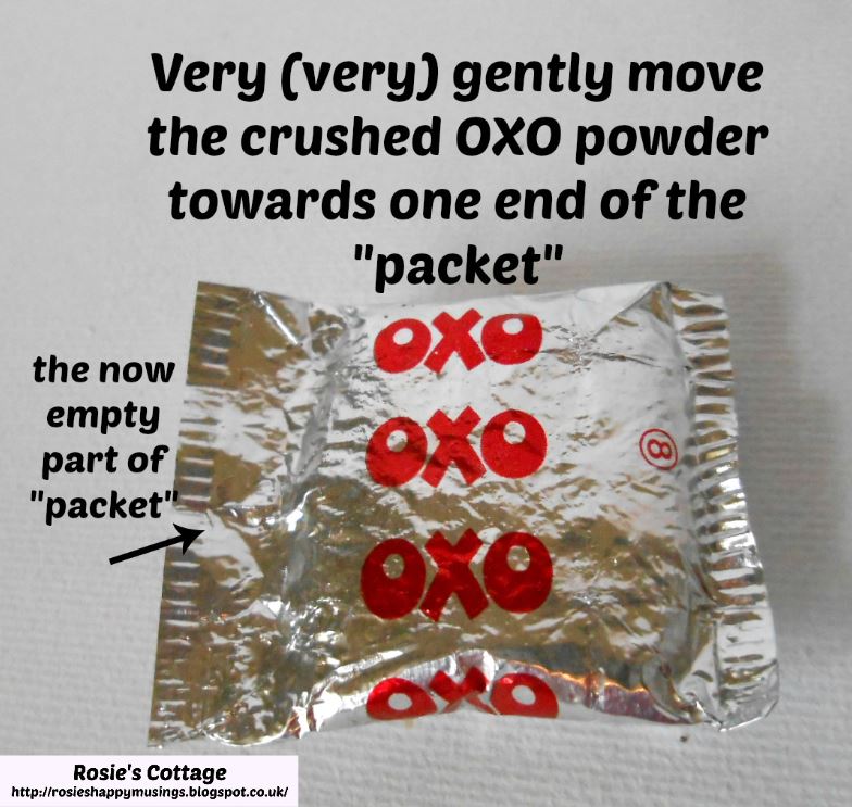 Rosie's Cottage: How To Open An OXO Without Getting Coated Fingers!
