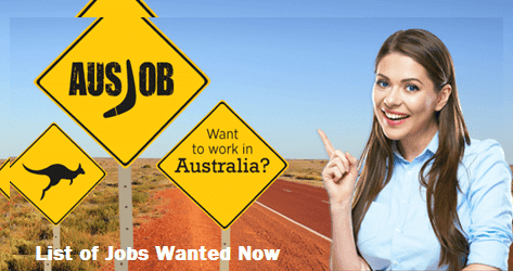 List of Jobs Wanted Now In Australia
