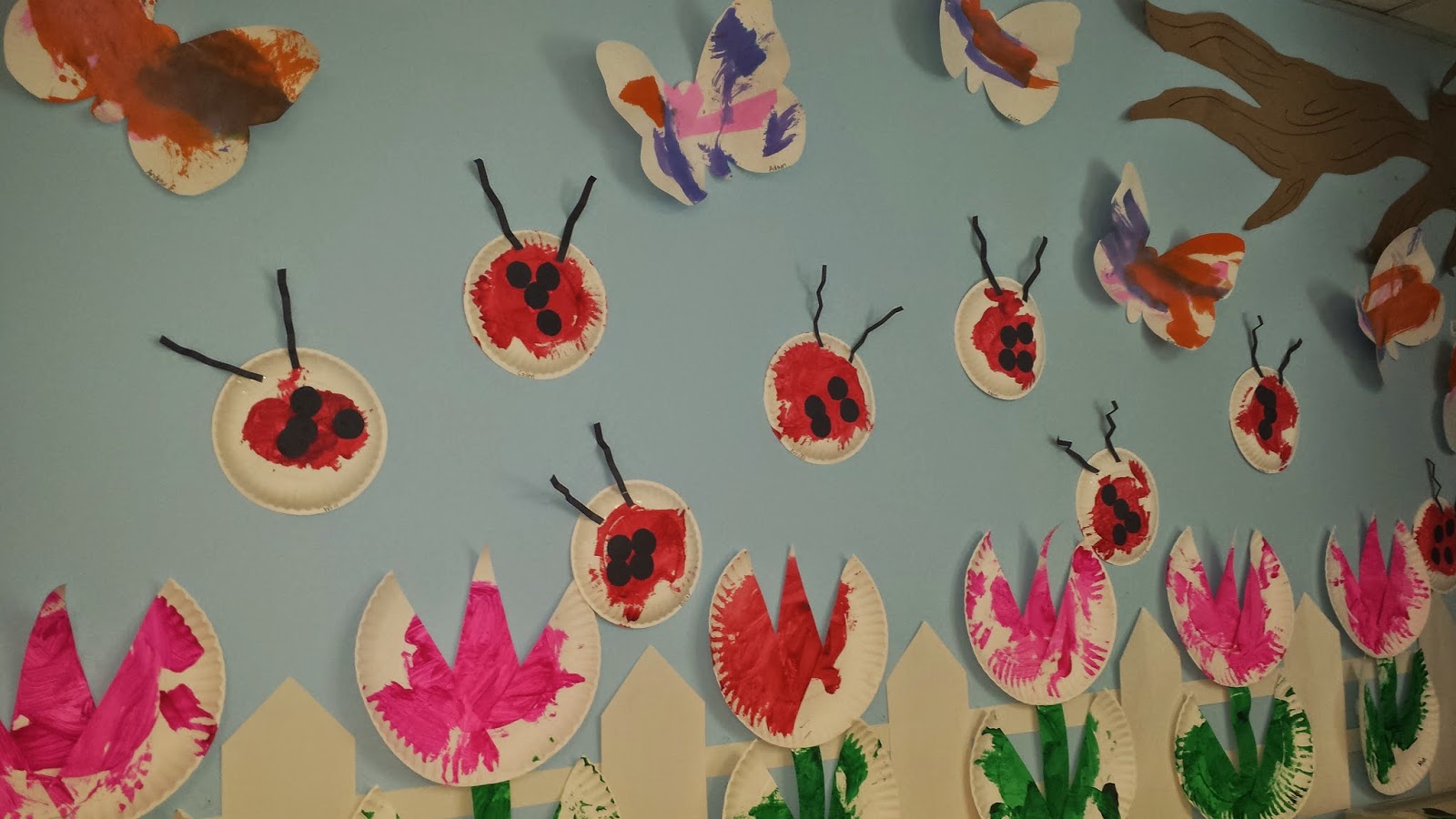 completed spring wall... - song to sing