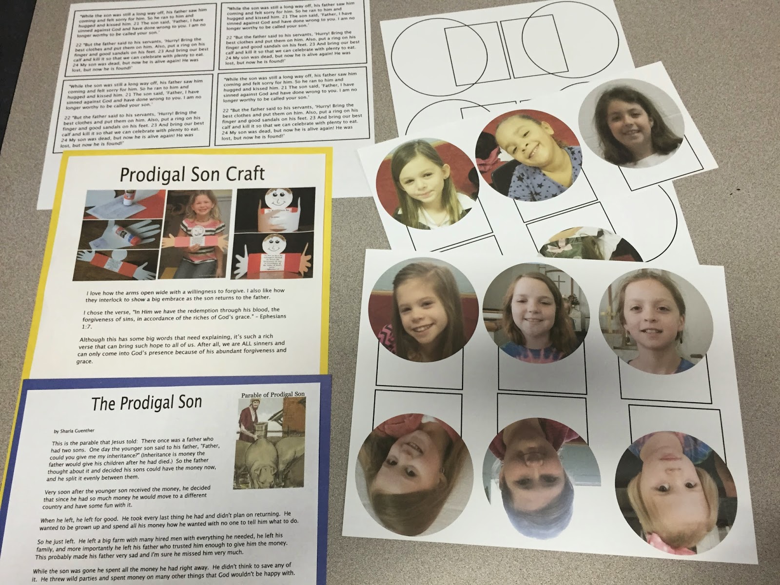 Sunday School Fun: The Parable of the Prodigal Son