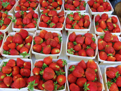 Rhinebeck Farmers' Market: First of the Season Strawberries!