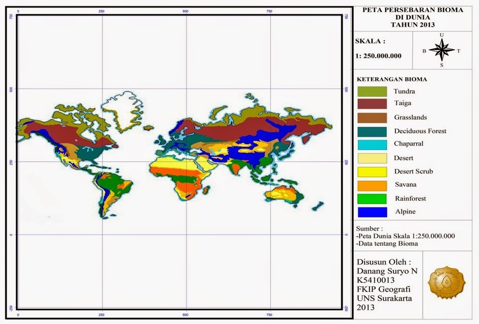 PETA PERSEBARAN BIOMA DUNIA ( Persebaran Flora Dan Fauna Dunia ...