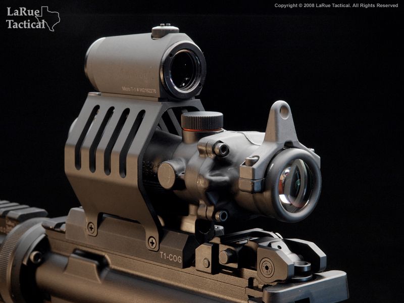 T1 piggyback on ACOG (specifically, TA11H) > Optics, Mounts, and Sights ...