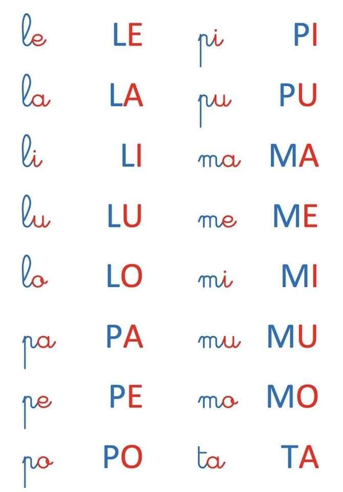 les syllabes et les sons pour 3AP4AP - الموقع التعليمي ademweb.com