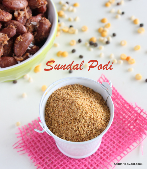 Sandhiya's Cookbook: Sundal Podi | Sundal Spice Powder | Spice Mix