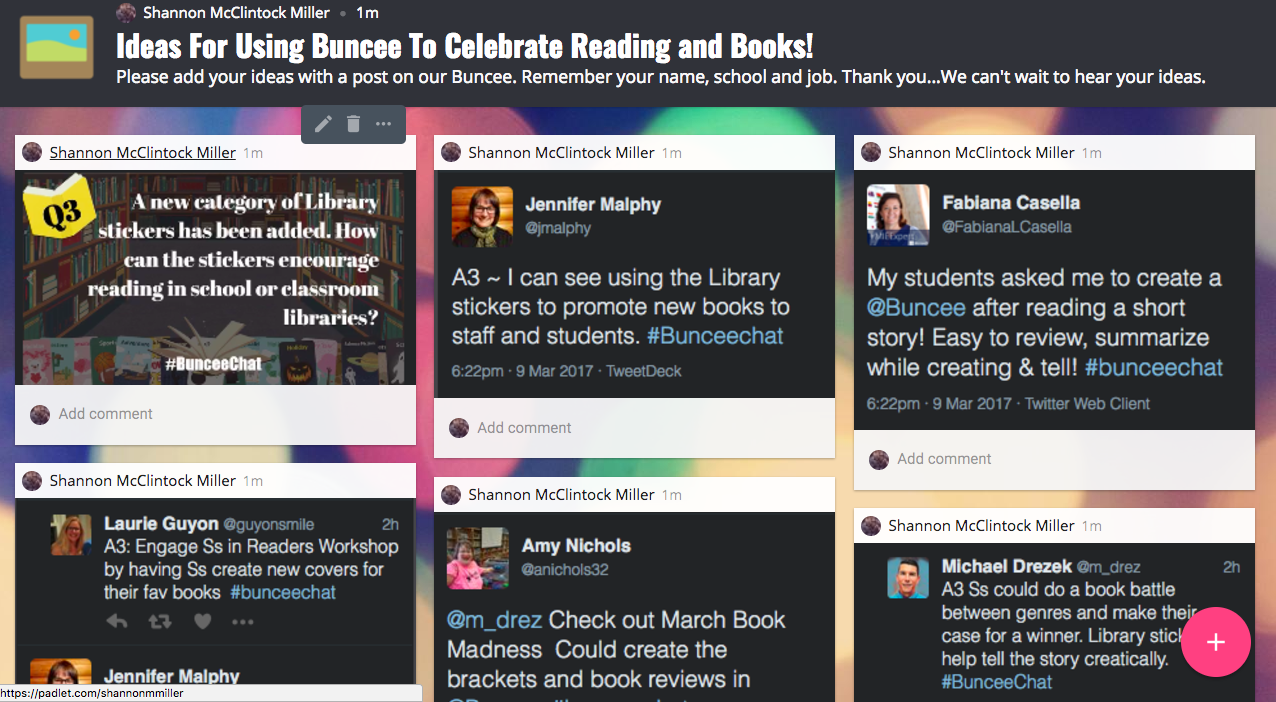 The Library Voice: 8 Ideas For Using Buncee To Celebrate Reading and ...