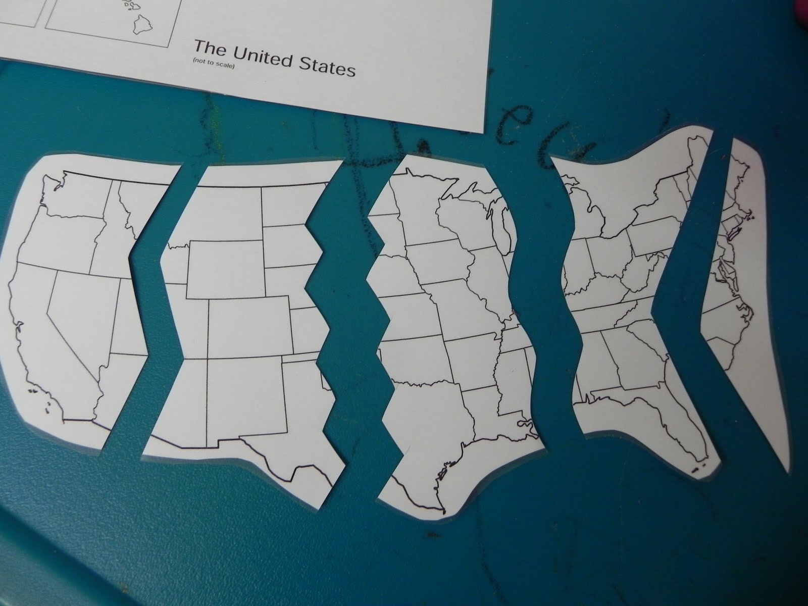 Shady Tree Diary: {USA Puzzle}