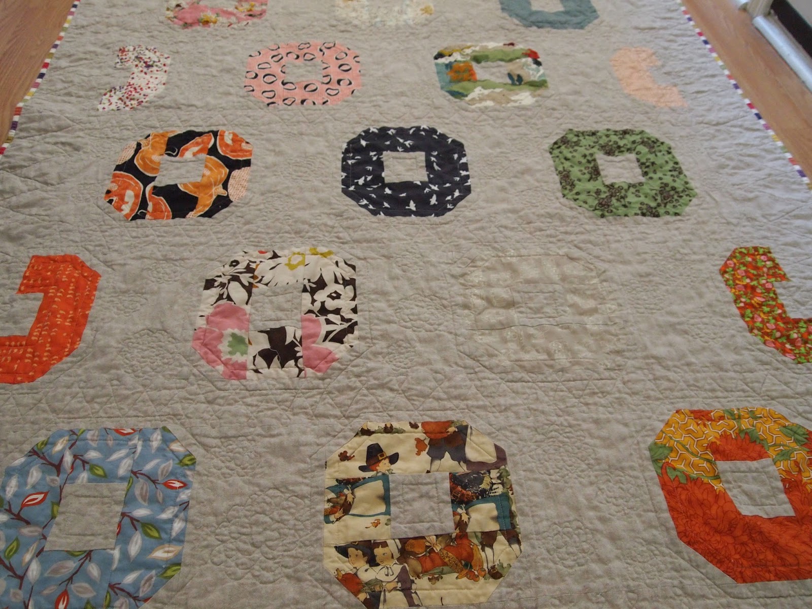 Queen City Stitcher: Finished: Donut Quilt