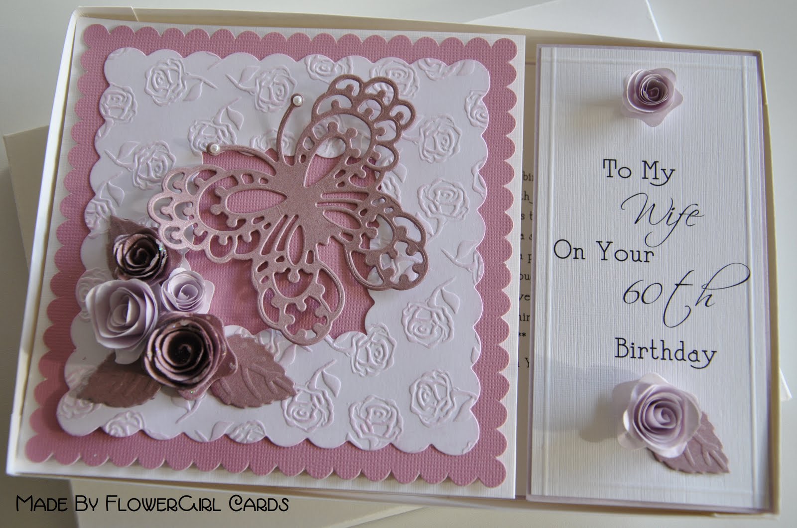 Flowergirl Cards: 60th Birthday Card