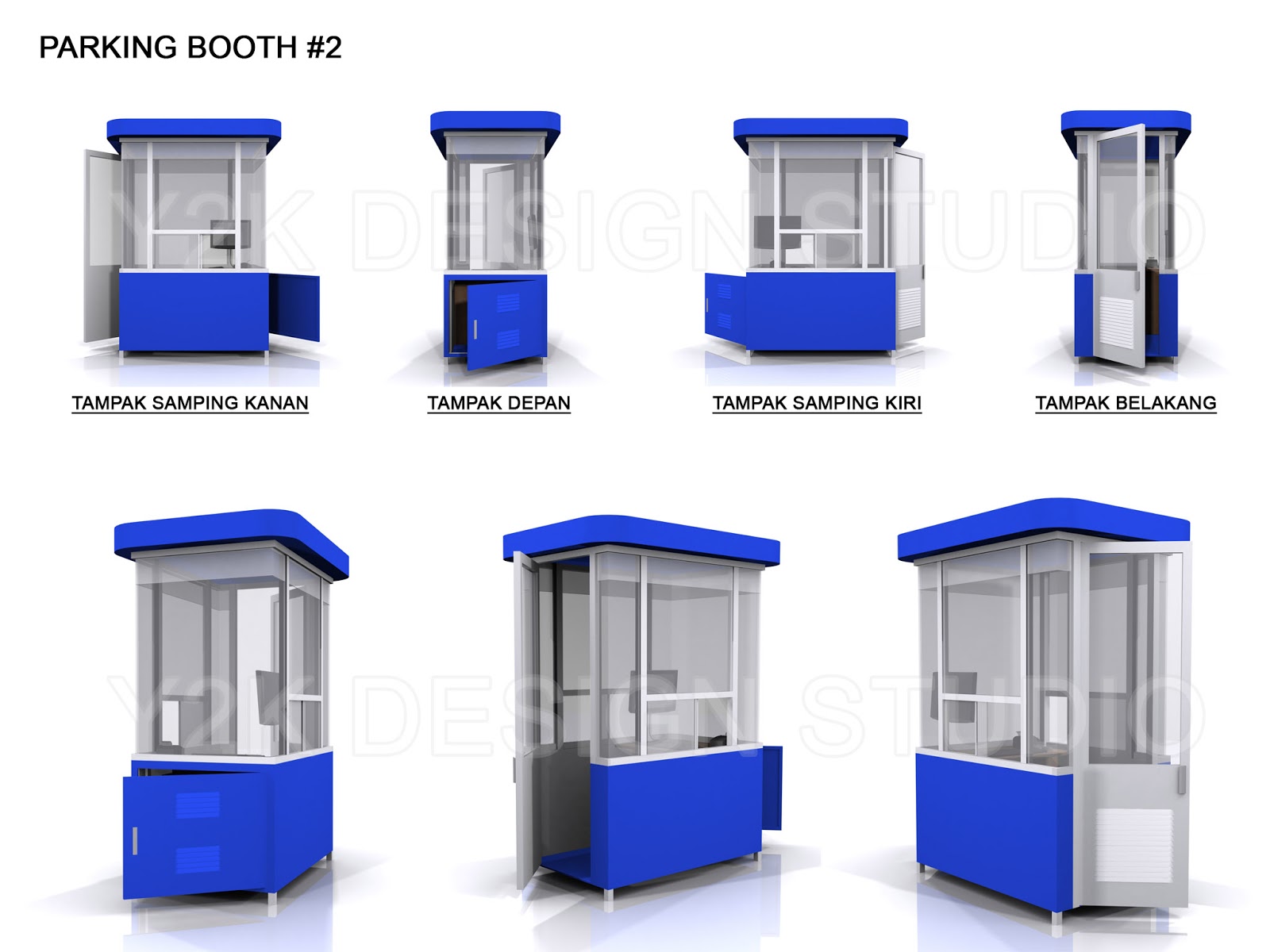 Parking Equipment & Aesthetic: Parking Booth (Pos Parkir) #2