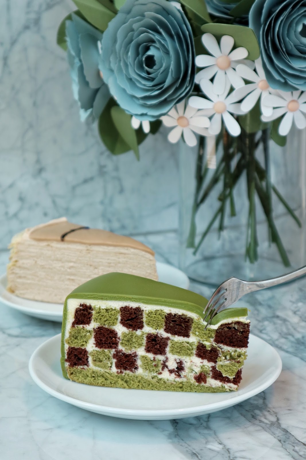 Lady M Singapore: Limited Time Only Green Tea Checkers Cake & Exclusive ...