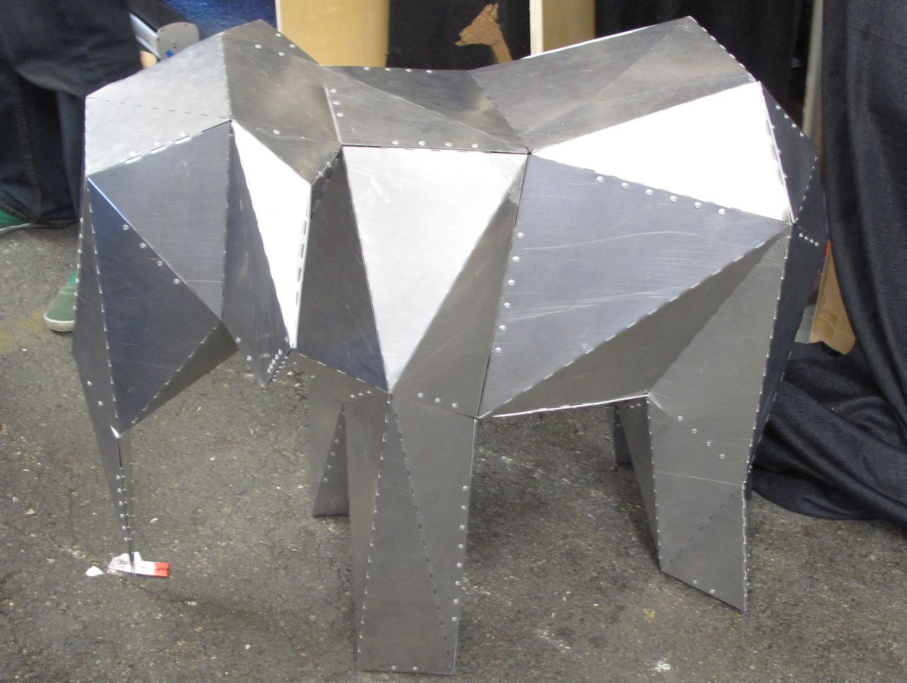 Posts and Reflections: Folded Plate Technology at Maker Faire
