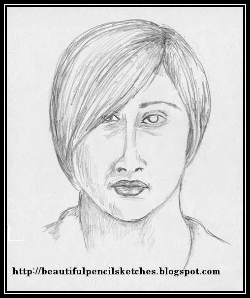 Beautiful Pencil Sketches: 10 Female Face Drawing Reference Pencil ...