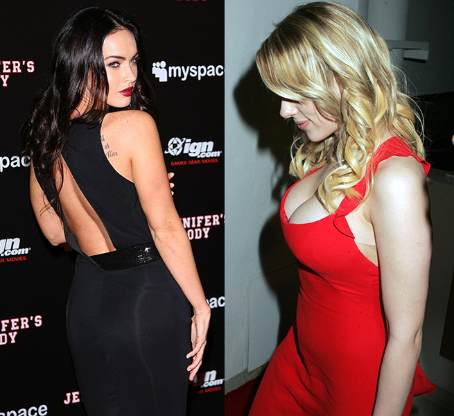 Celeb Fight League: Megan Fox vs Scarlett Johansson Celeb Fight League: Megan Fox vs Scarlett Johansson