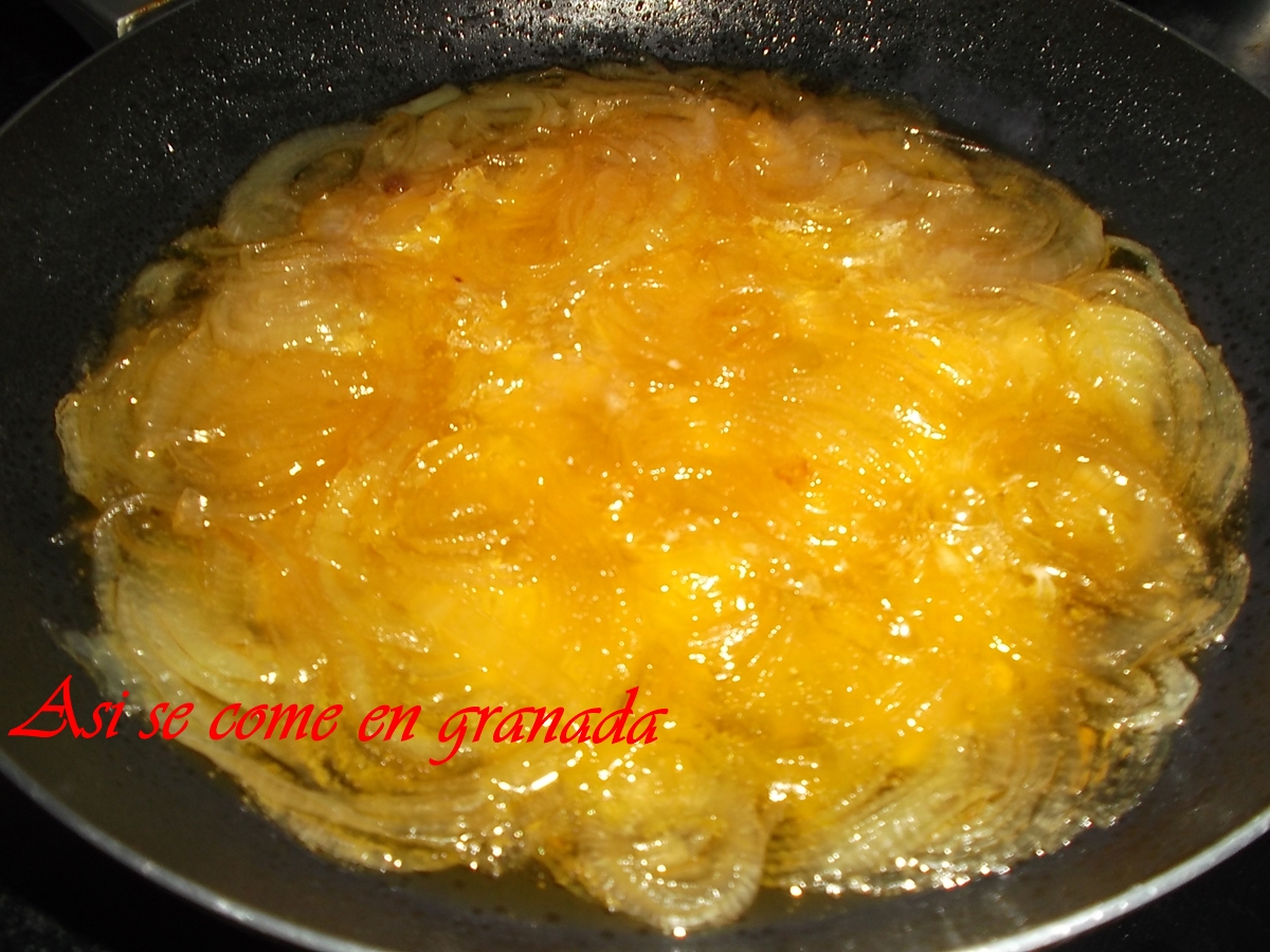 Así se come en Granada.: Cebolla caramelizada