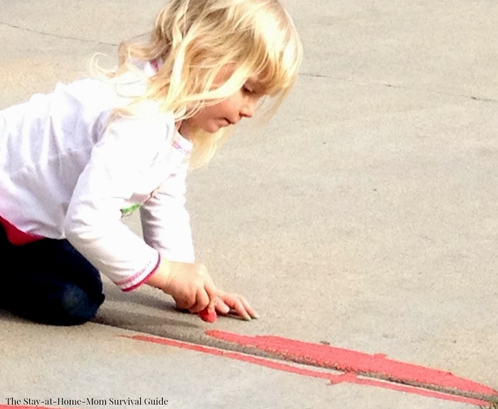Fun Discovery for Sidewalk Chalk Art » The Stay-at-Home-Mom Survival Guide