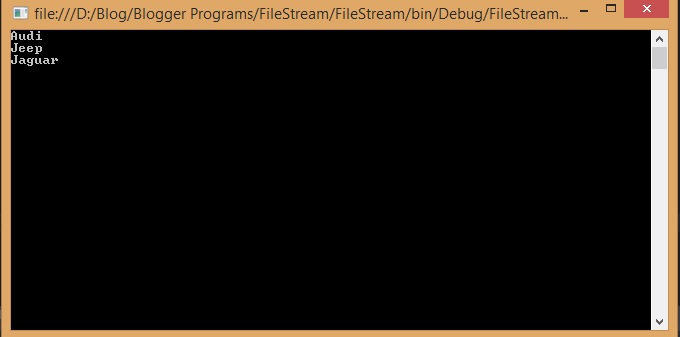 Reading And Writing Files Using Streamreader In C Programming World 1564
