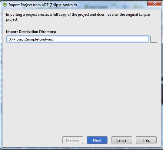 Cara Mengimport Project Android di ADT Eclipse ke Android Studio