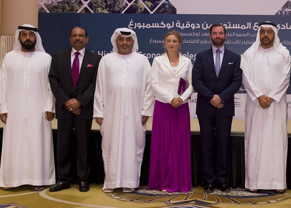 United Arab Emirates visit of Prince Guillaume and Princess Stephanie