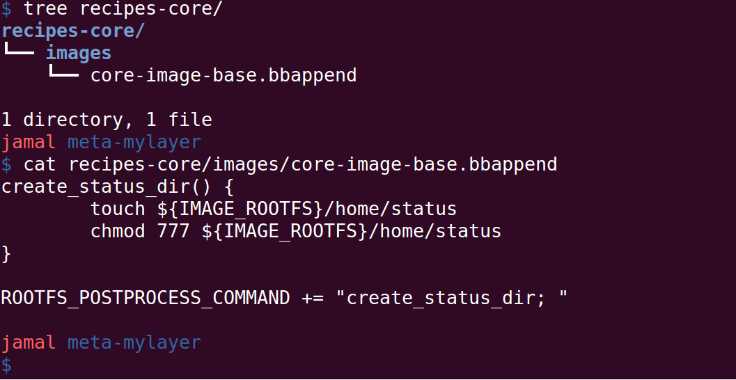Run Commands After Rootfs Creation In Yocto