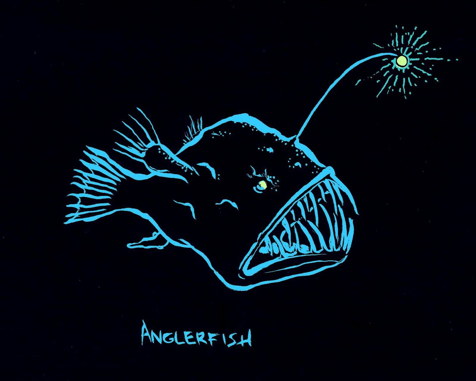 Satisfactory Comics: Animal Alphabet: A is for Anglerfish
