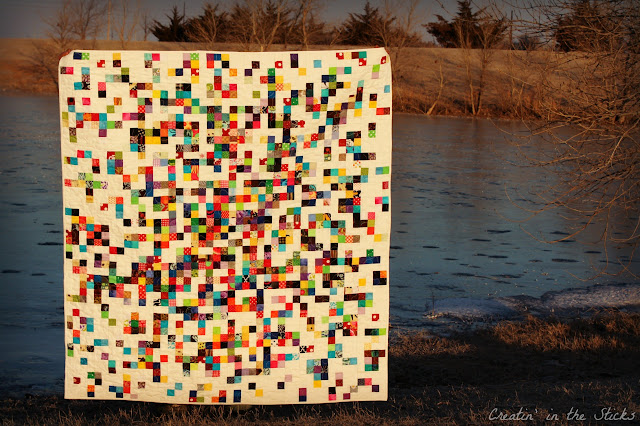 Creatin' in the Sticks: Pixelated Confetti - Project Quilting Season 7 ...