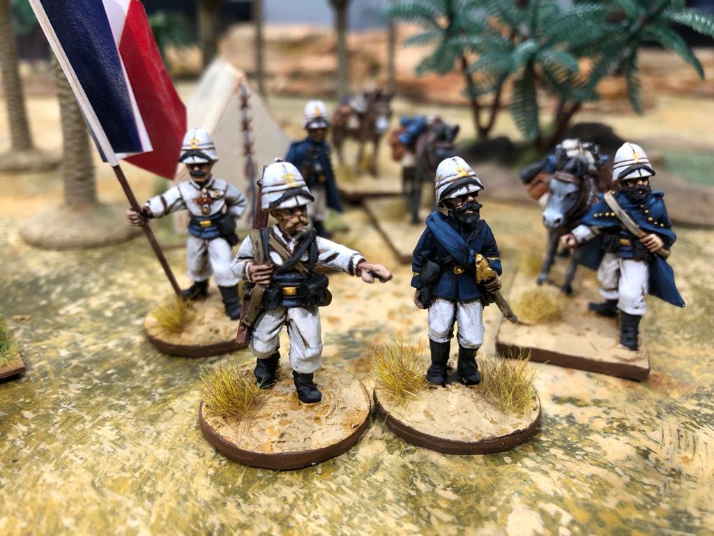 A wargame page: French colonial troops