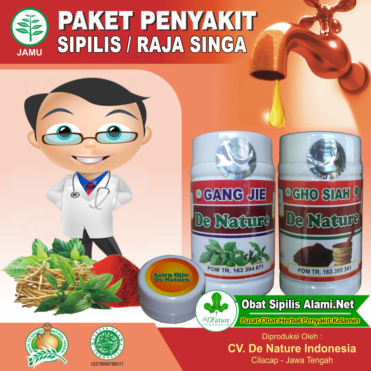 Obat Penyakit Sipilis Atau Raja Singa Herbal De Nature