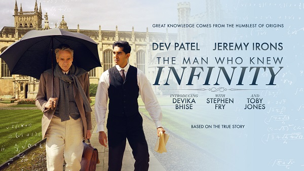 Os meus pensamentos: THE MAN WHO KNEW INFINITY - JEREMY IRONS e DEV PATEL