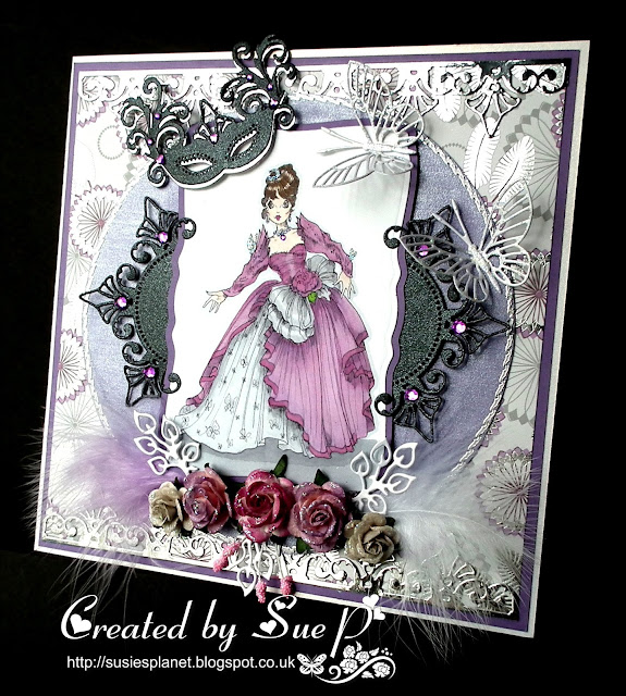 Planet Susie: WALTZING ..... WITH MY KNEES - AS IF!!!! MIDWAY DT CARD ...