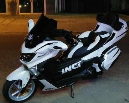 Modifikasi Motor Nmax Warna Putih Lebih Macho dan Keren - Modifikasi.Me