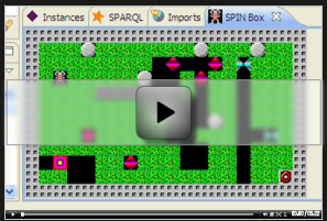 Composing the Semantic Web: SPIN Box: A SPARQL-based Computer Game Engine