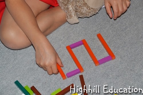 Highhill Homeschool: Cuisenaire Rod Patterns