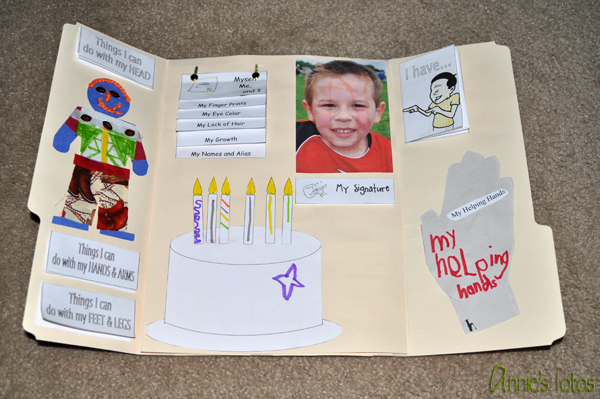 Being Blessed: All About Me Lapbook