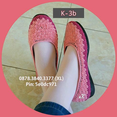Sepatu Rajut Wanita Terbaru Model Kombinasi Warna, 0878.3840.3377 (XL ...