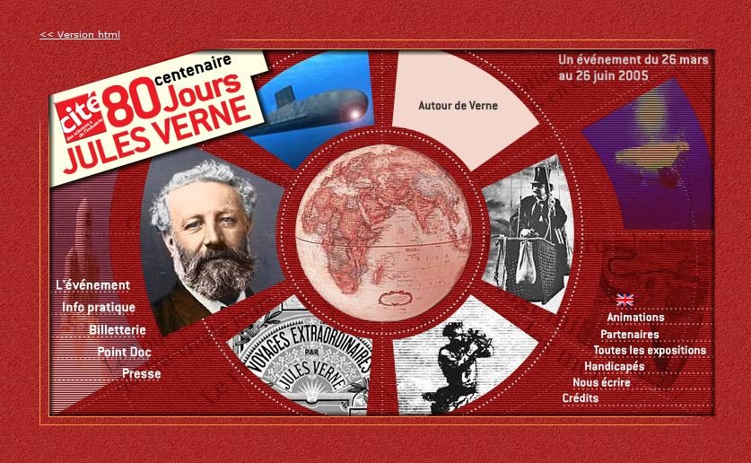ArchéoSF: Exposition 80 jours Jules Verne à la Cité des Sciences (2005)