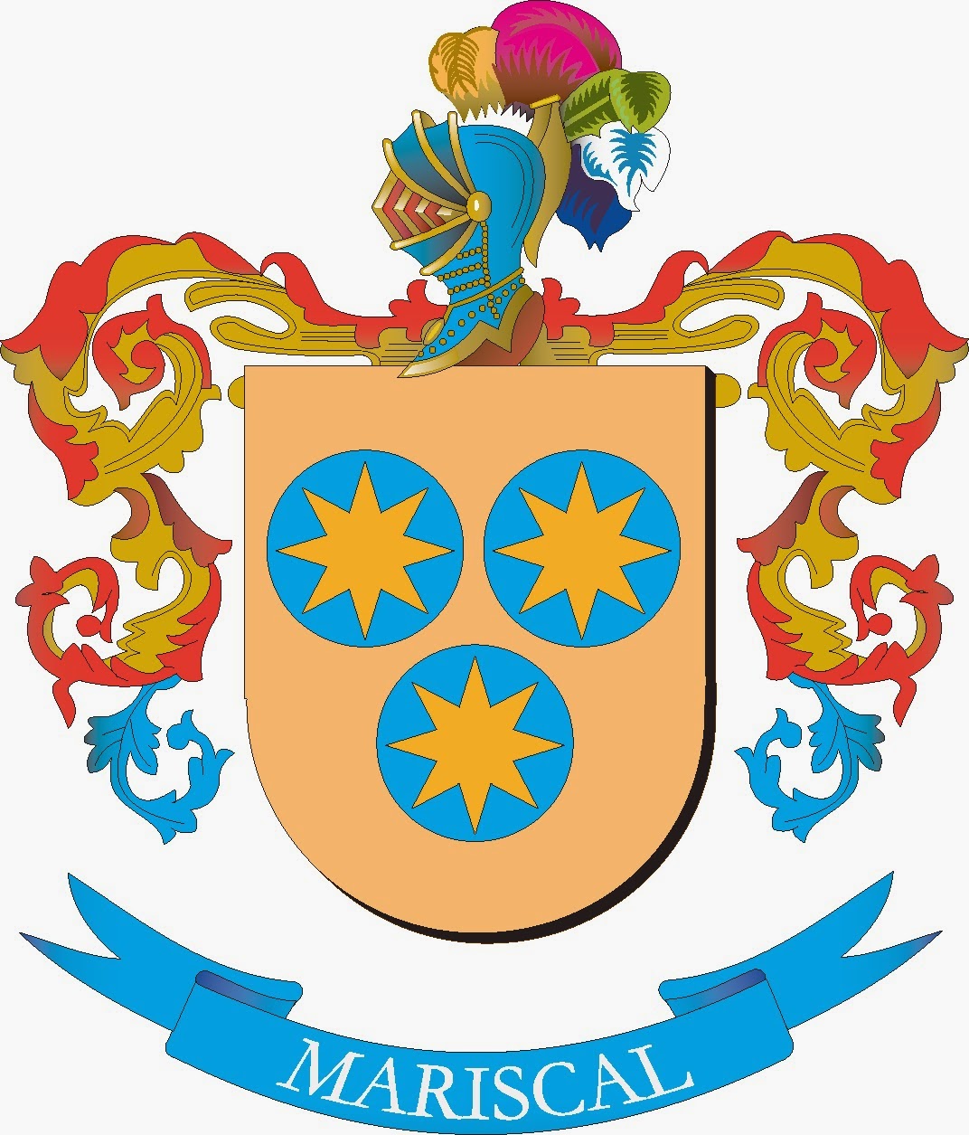 Fran Mariscal Art.: Dibujo de Escudo de Armas del apellido Mariscal ...