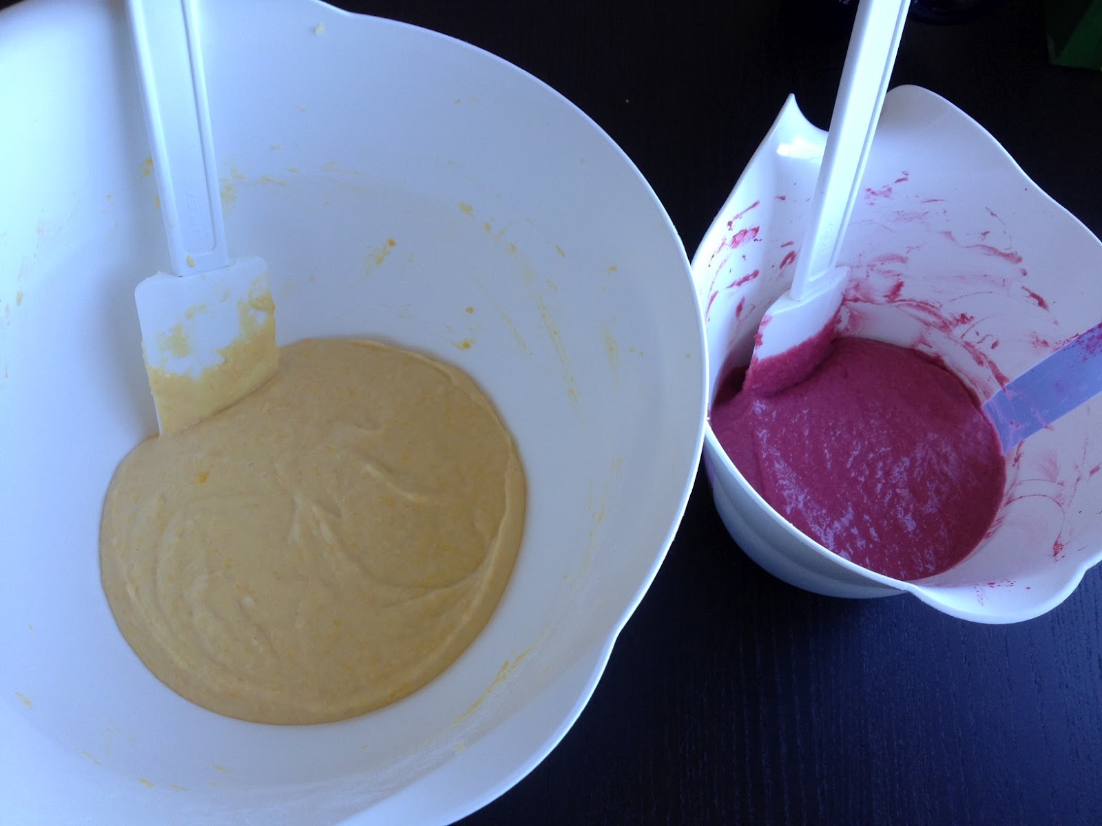 Visuelles Backarchiv: Fruchtpüreewaffeln / Fruit-Puree-Waffles