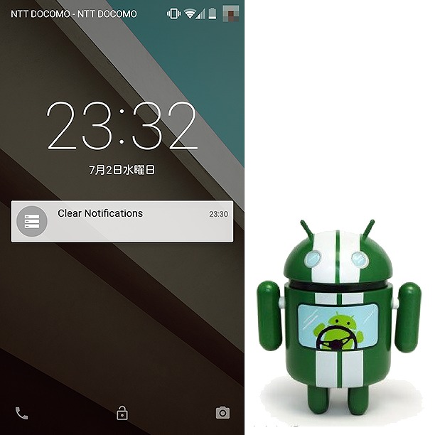 Clear Notifications は、Android L の通知を一括消去するアプリ。 | サイゴンのうさぎ シーズン1