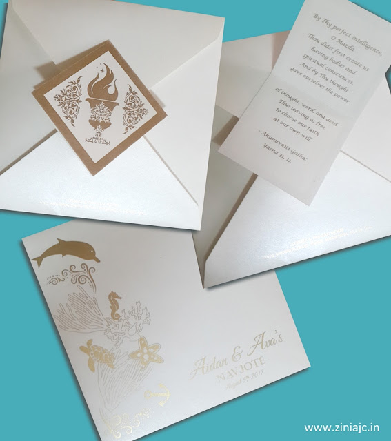 ZINIA JC : Navjote Invitation Card Designs 2017